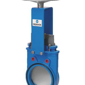 Orbinox EB Bi-Directional Knife Gate Valve, Cast Iron/Stainless Steel ...