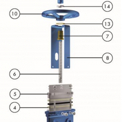Orbinox EX Unidirectional Knife Gate Valve (DN50-1200)