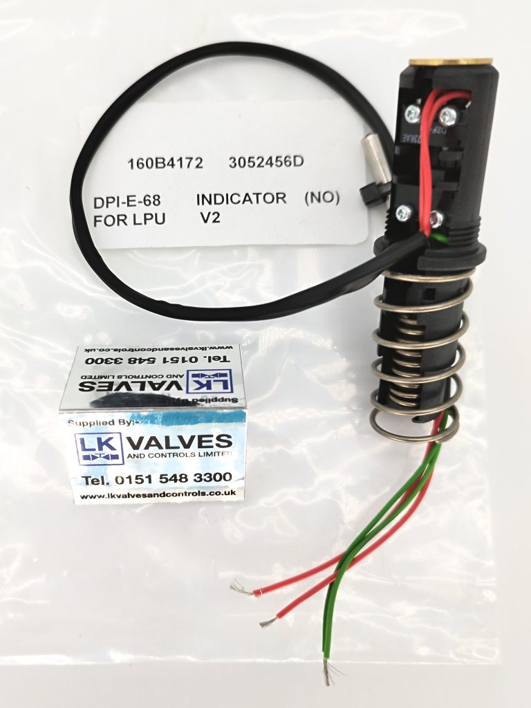 160B4172 - DPI-E-68 Indicator (NO) For LPU V2 – LK Valves & Controls LTD