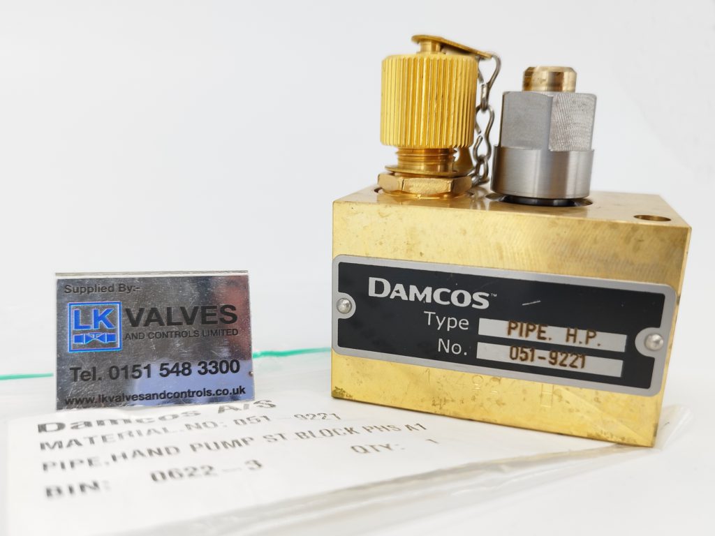051-9221 - Damcos Pipe Hand Pump ST Block PHS A1 – Damcos Spare Parts